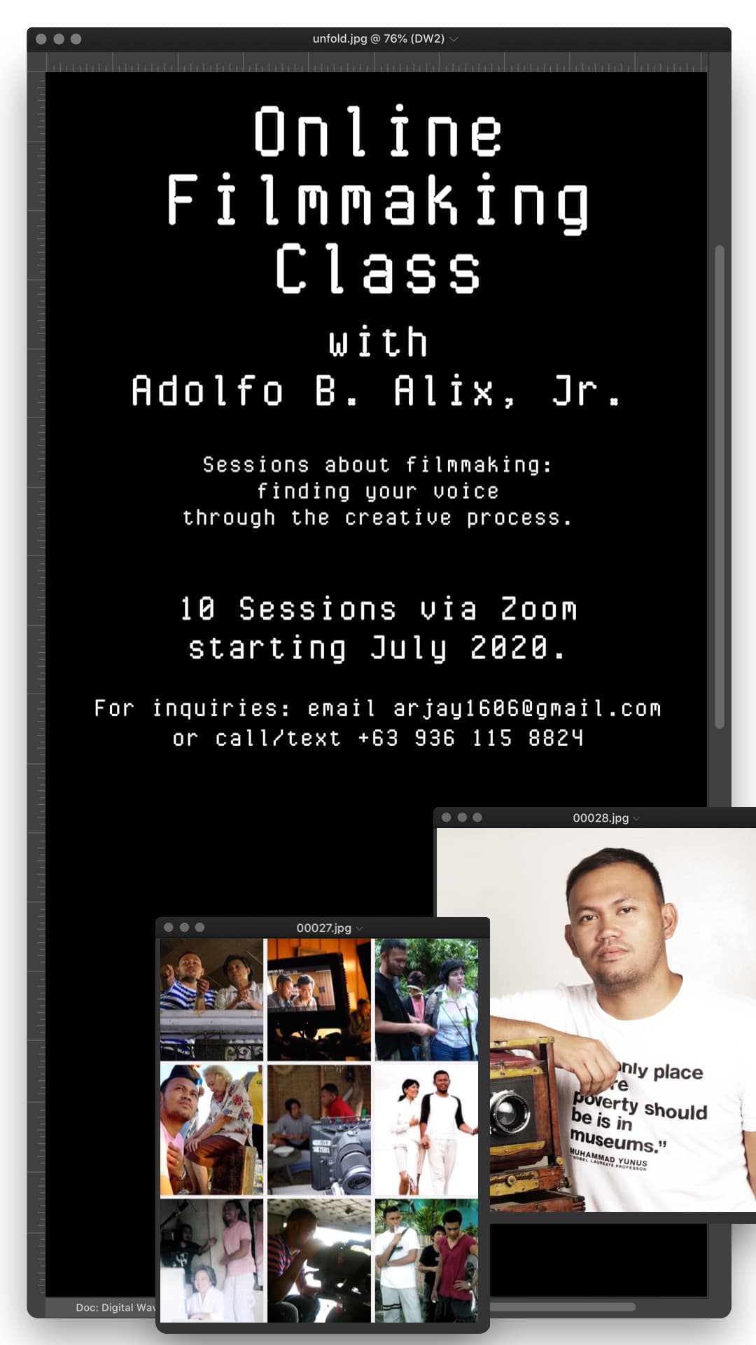 Online Filmmaking Class with Direk Adolfo Alix Jr • SEA Wave