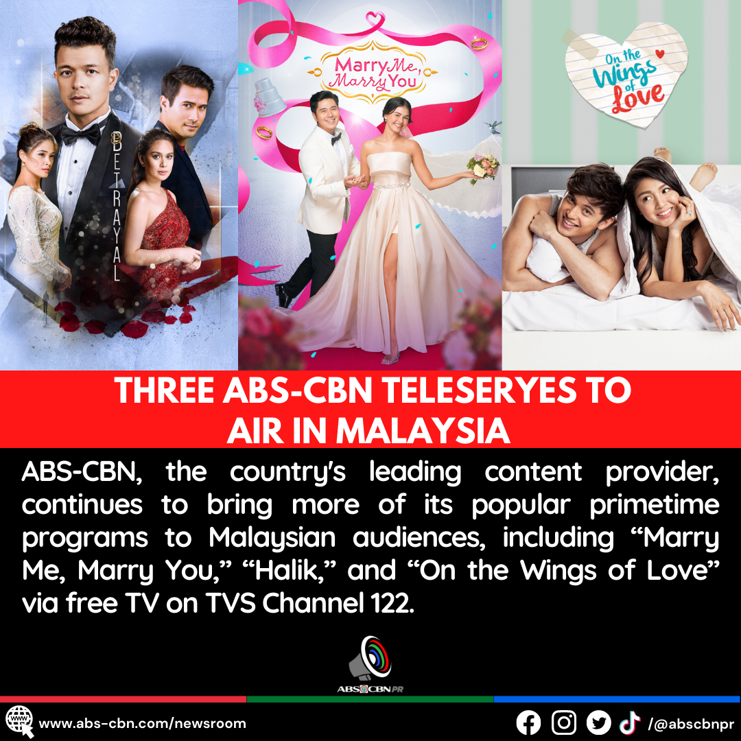 ABS-CBN's hit primetime series to premiere in Malaysia • SEA Wave