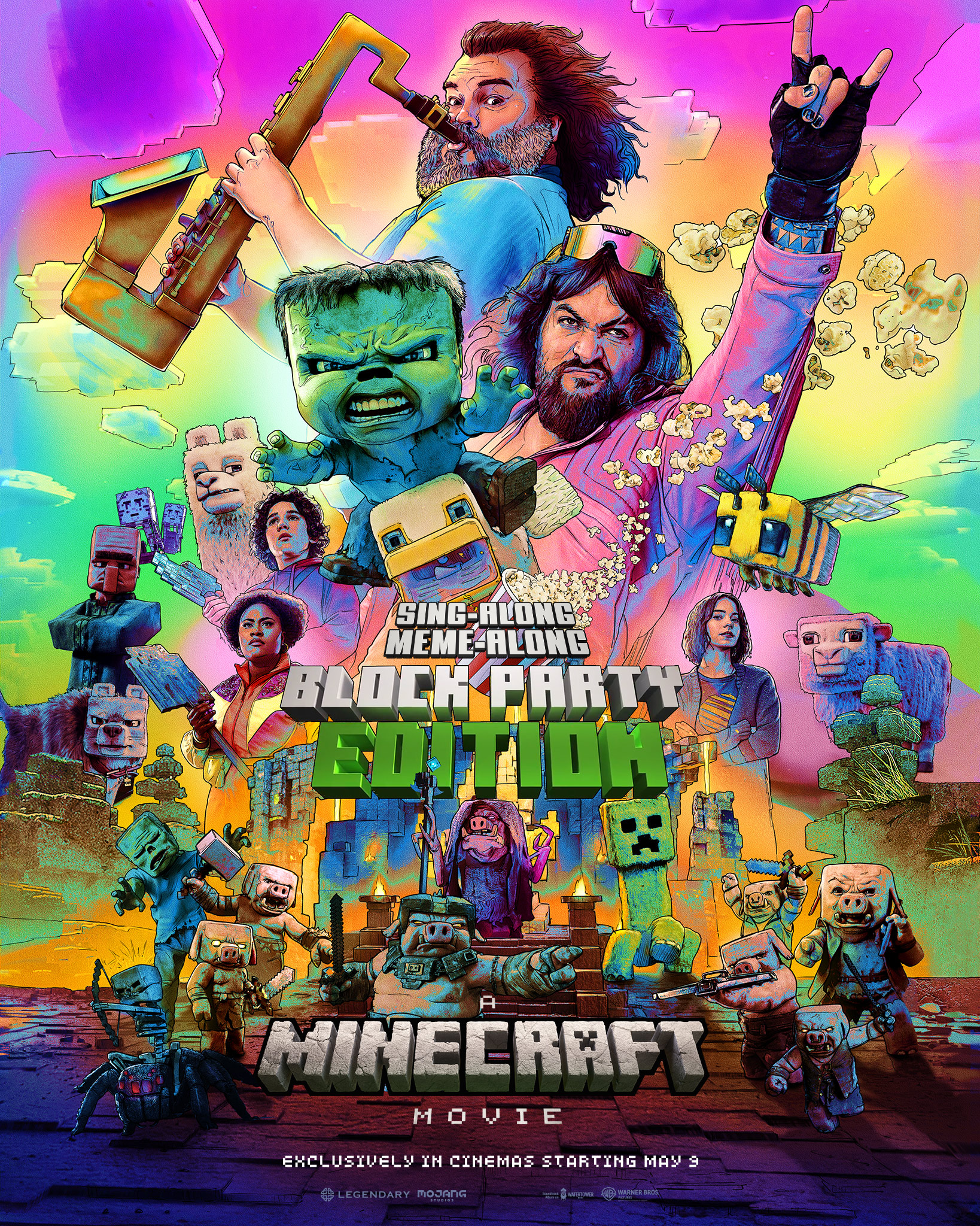 “A MINECRAFT MOVIE: Block Party Edition” Is Coming on May 9 • SEA Wave